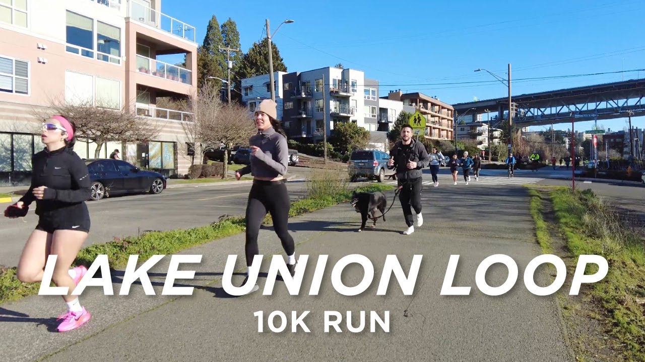 Seattle Lake Union Loop Virtual Run (10K) - YouTube