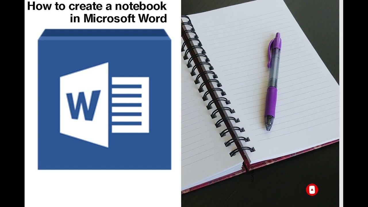 How To Create A Notebook In Microsoft Word YouTube how-to-create-a-notebook-in-microsoft-word-youtube