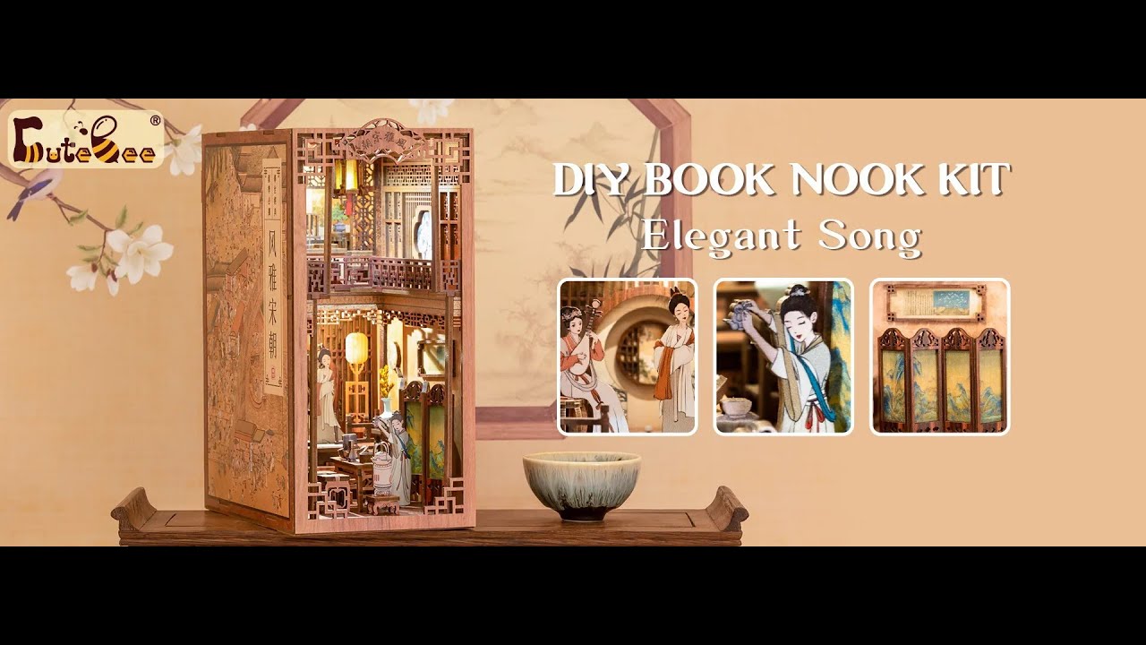 Elegant Song Dynasty Book Nook - YouTube