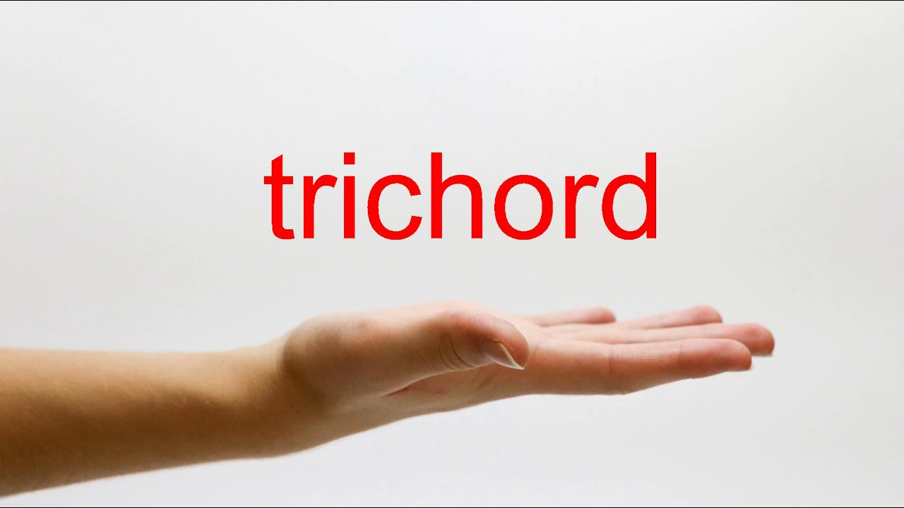 How to Pronounce trichord - American English - YouTube