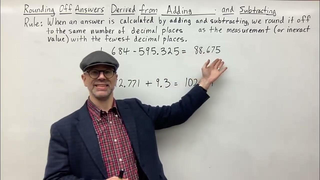 Rounding Off Answers Derived from Adding and Subtracting (Part 2) - YouTube
