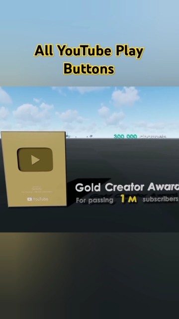 All YouTube play buttons and number of channels - YouTube