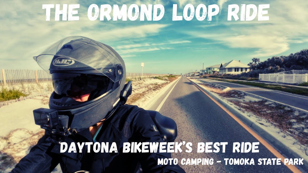 Daytona Bikeweek's Ormond Loop and Tomoka State Park Camping - YouTube