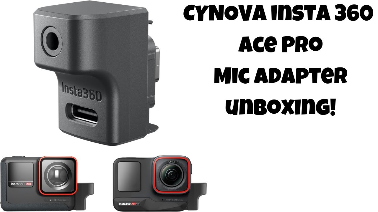 CYNOVA insta 360 Ace Pro Mic Adapter REVIEW! - YouTube