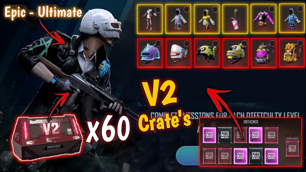 Epic - V2 ULTIMATE! 😱 Best Royale Chest Crate Opening - 60 CRATE ...