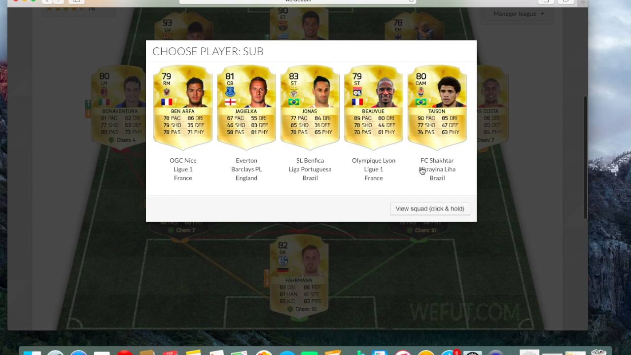 WeFut Draft Simulator !! Insane Team - YouTube