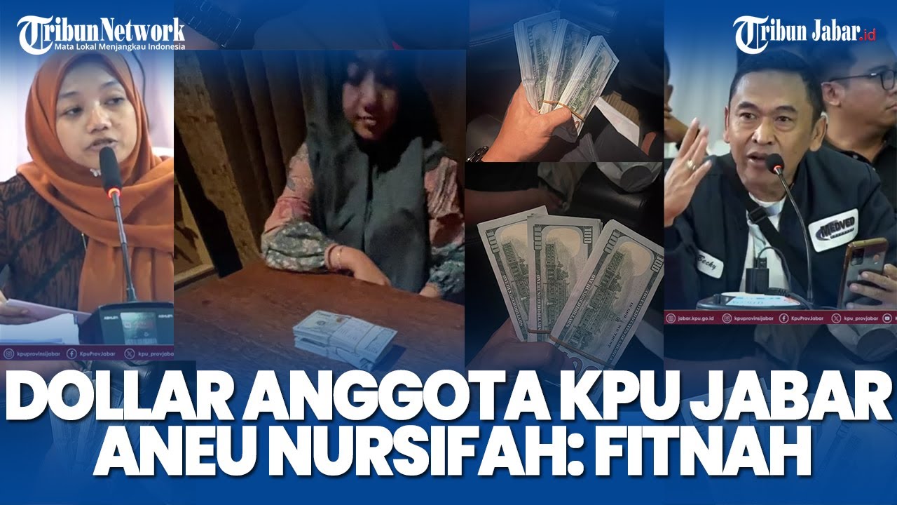 🔴VIRAL ANGGOTA KPU JABAR Dengan Duit Dollar 3 Gepok Nasdem-Hanura Singgung Gratifikasi, Aneu ...