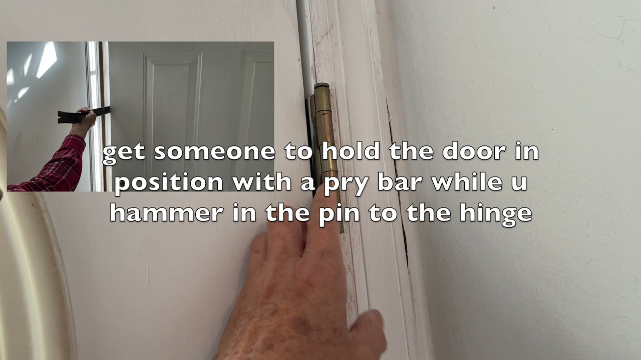 Freeing a binding/sticking door - YouTube