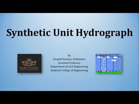 Synthetic Unit Hydrograph - YouTube