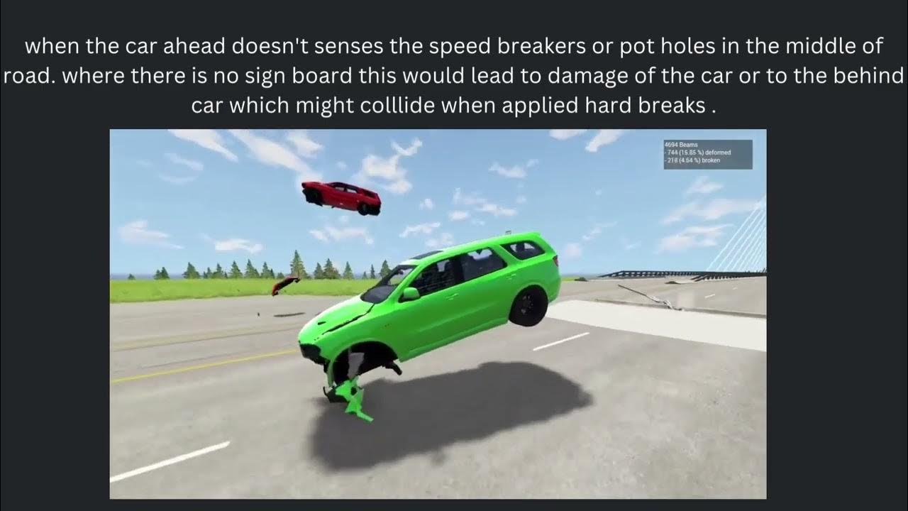 Speed Breaker and Potholes Detection using Google maps and camera - YouTube