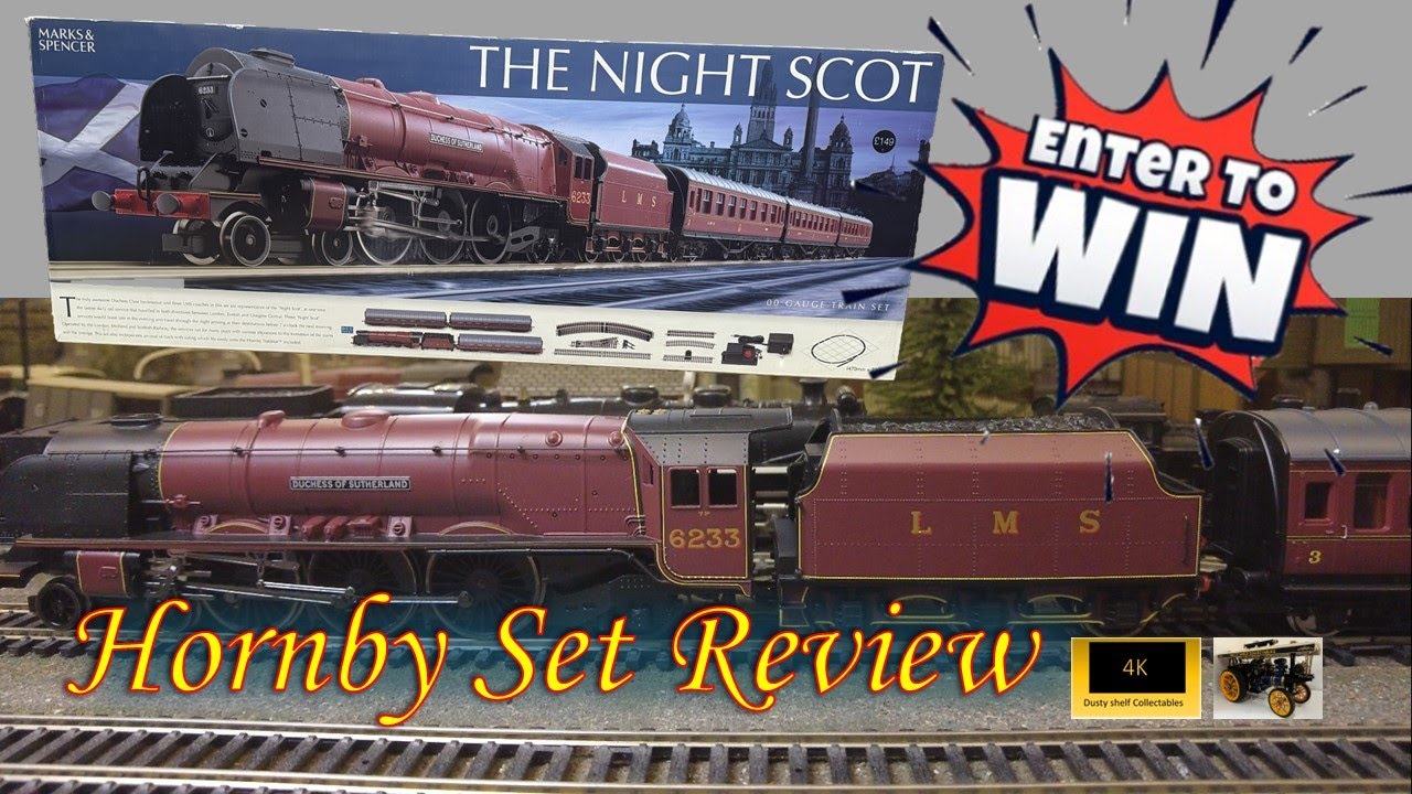 Hornby The Night Scot train set - Exclusive to M&S Review - R1104 ...