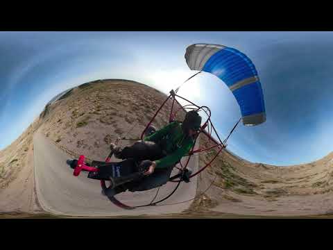 Powered Parachute Takeoff 360 VR - YouTube