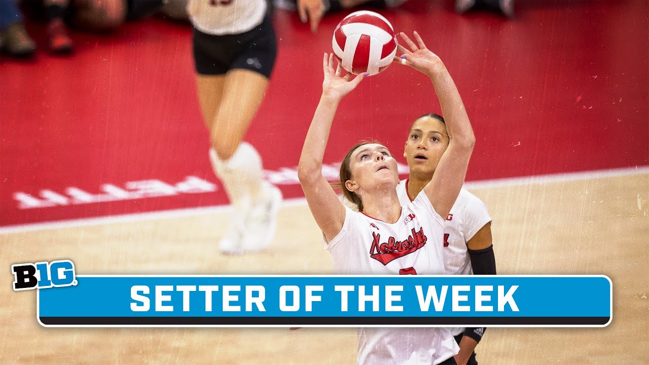 Bergen Reilly Highlights | B1G Volleyball Setter of the Week | Nov. 6 ...