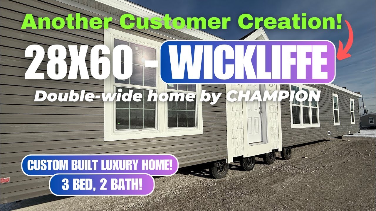 28X60-“Wickliffe”- Champion’s Customized double-wide manufactured homes ...