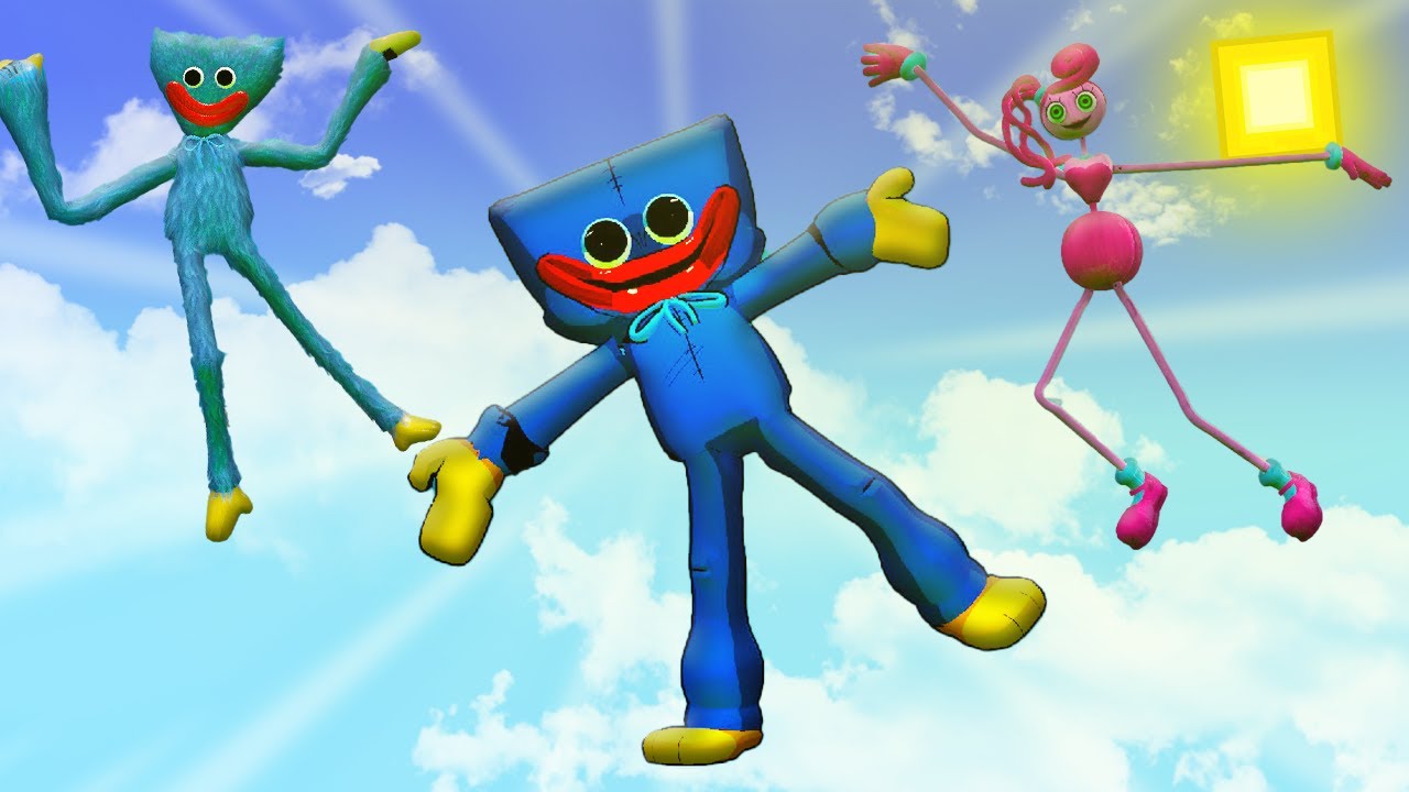Poppy Playtime Chapter 2 Huggy Wuggy & Mommy LongLegs Ragdolls Falls ...