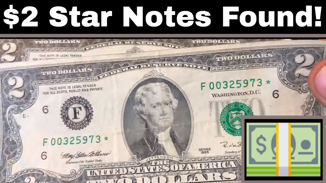 Bill Searching Federal Reserve Notes - $1's and $2's For Star Notes ...