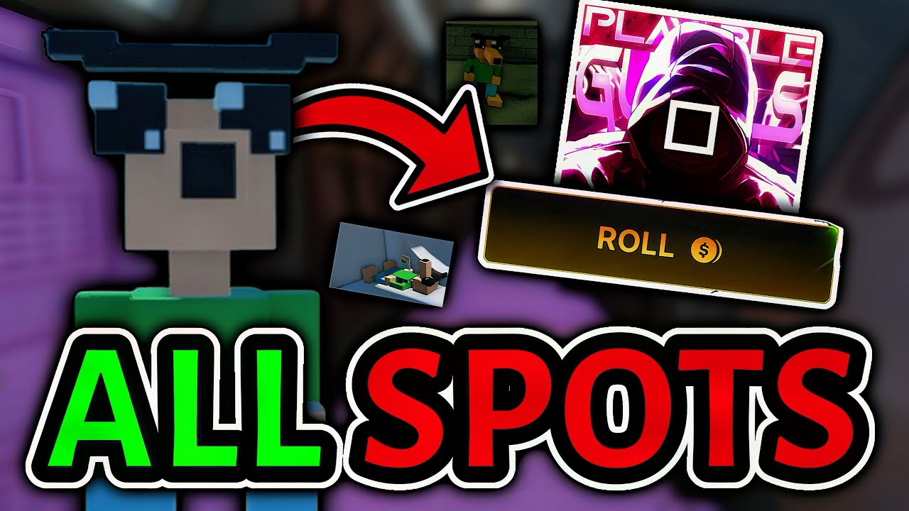 ALL PEABURT LOCATIONS IN THE NEW INK GAME GUARDS UPDATE! (Free Power ...