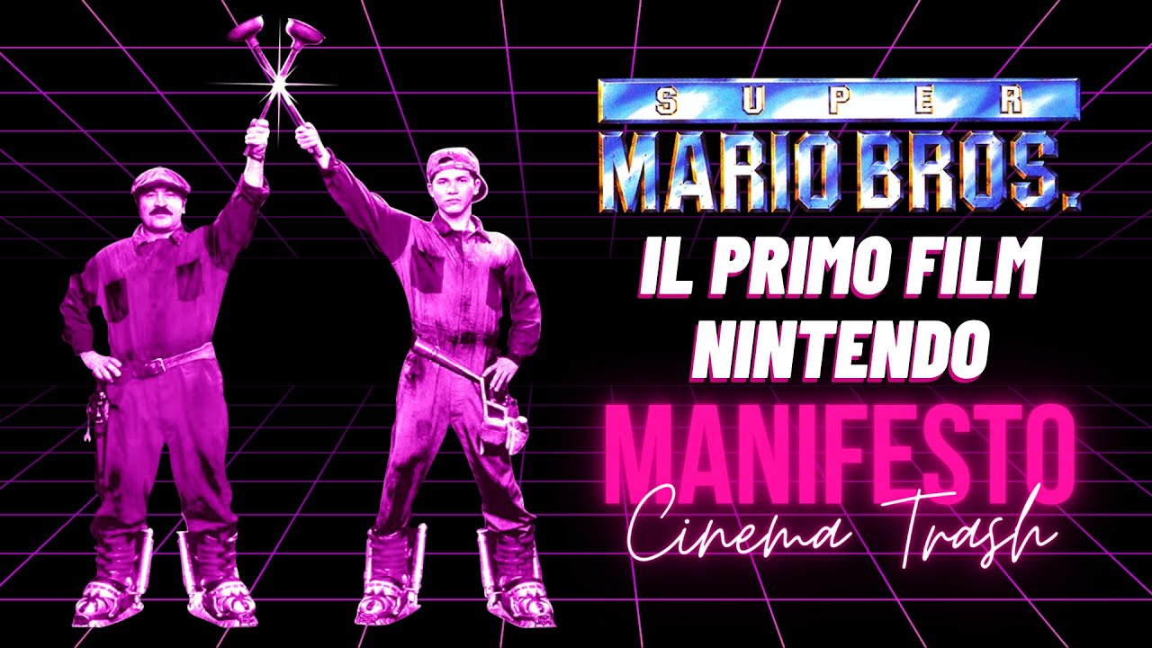 Super Mario Bros il primo film Nintendo - MANIFESTO CINEMA TRASH #34 ...
