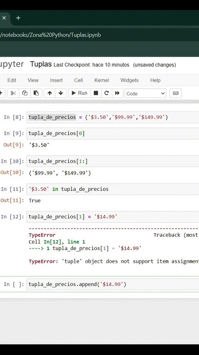 🔥 ¿Tuplas o listas en Python? 🔥 Descubre las diferencias clave. - YouTube