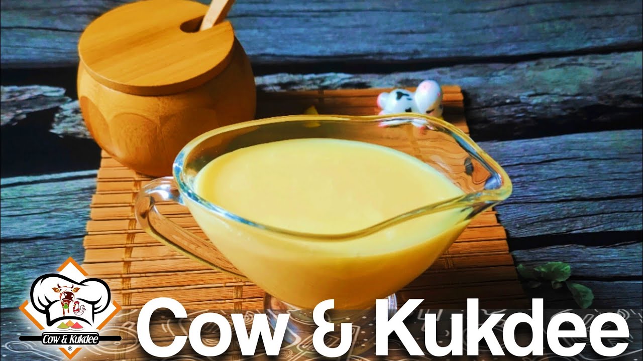 Condensed Milk Easy Homemade Recipe By Cow & Kukdee - YouTube