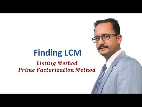 Finding LCM - Listing method & Prime Factorization Method - YouTube