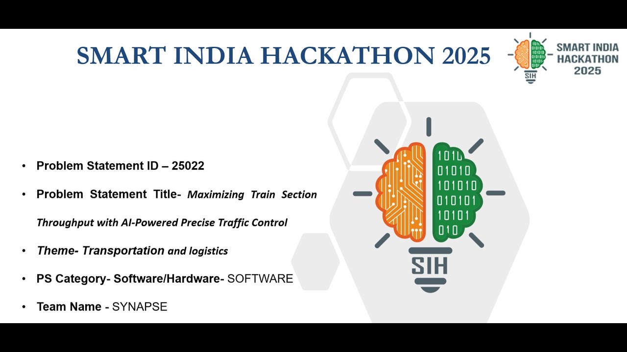 SIH 2025 Team Synapse - YouTube