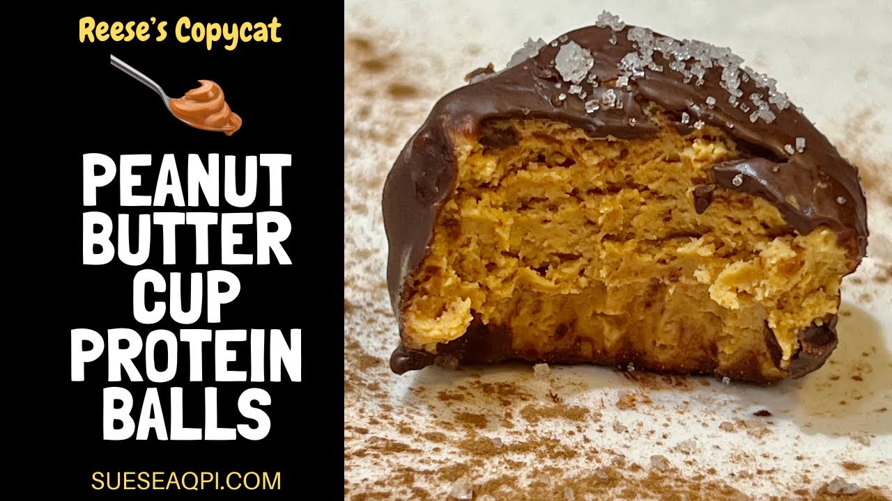 The Best Reese's Peanut Butter Cup Protein Balls Recipe - Only 3 ...