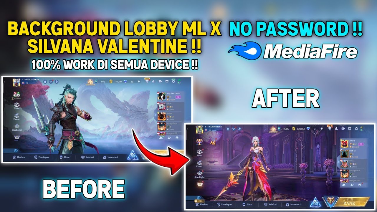 CARA GANTI BACKGROUND LOBBY HERO SUYOU MENJADI SILVANA VALENTINE ...