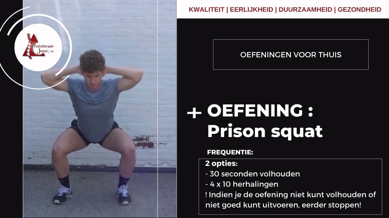 Prison squat - YouTube