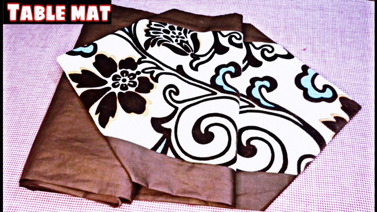 Beautiful table mat/Diy super table mat/How to homemade table mat - YouTube