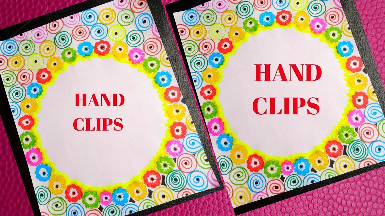 border and corner design for students | project khata | practical file ...