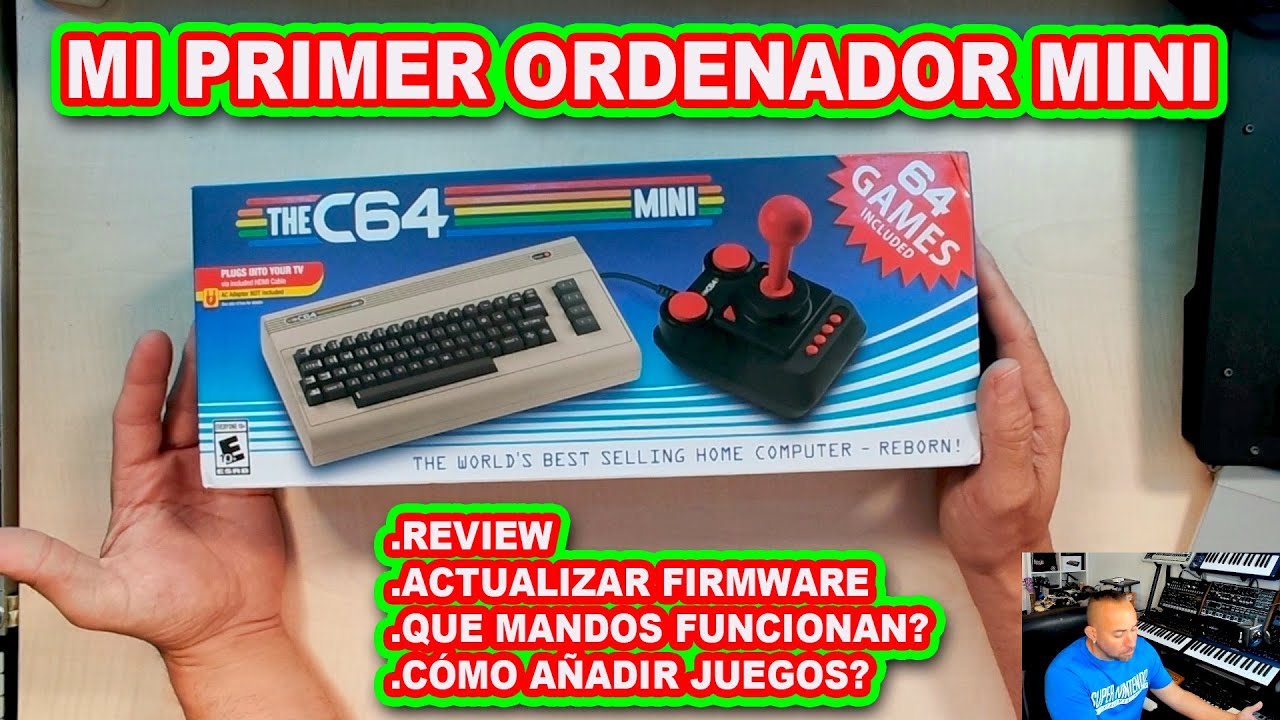COMMODORE C64 MINI, MI PRIMER ORDENADOR MINI 👾RETROPLAYERS👾 - YouTube