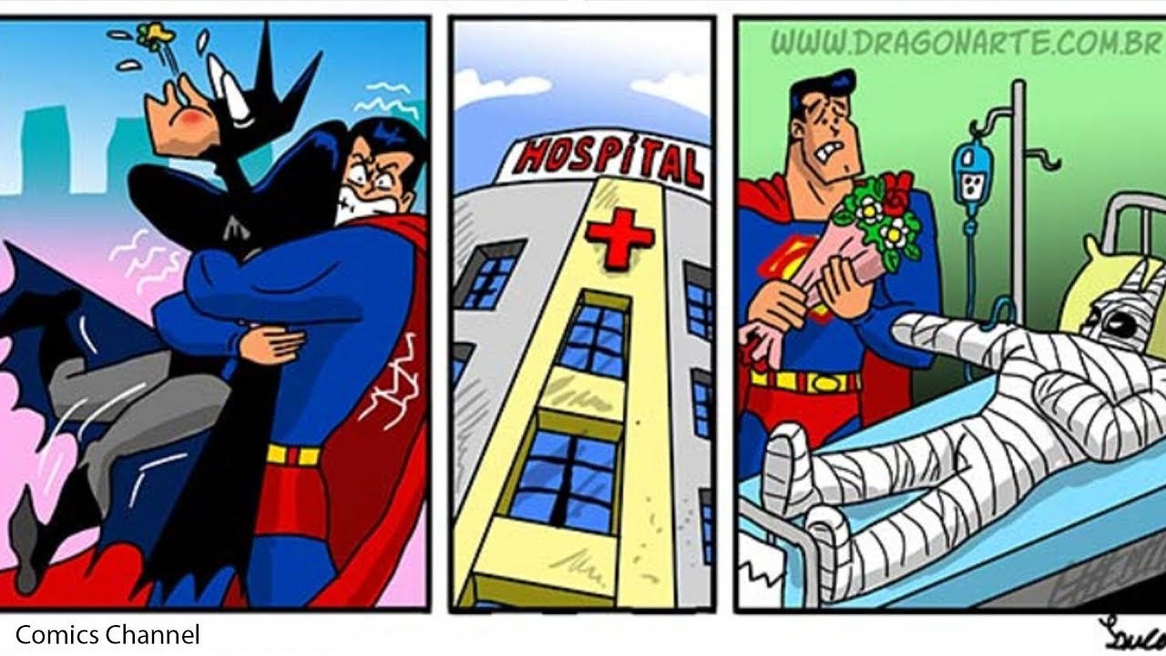 FUNNY SUPERHEROES COMICS - Marvel & DC #1 - YouTube