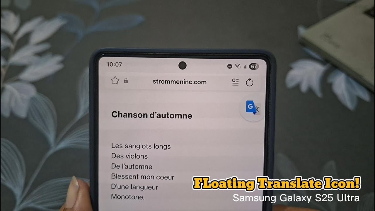 How to Enable Floating Translate Icon for Faster Translation | Samsung ...