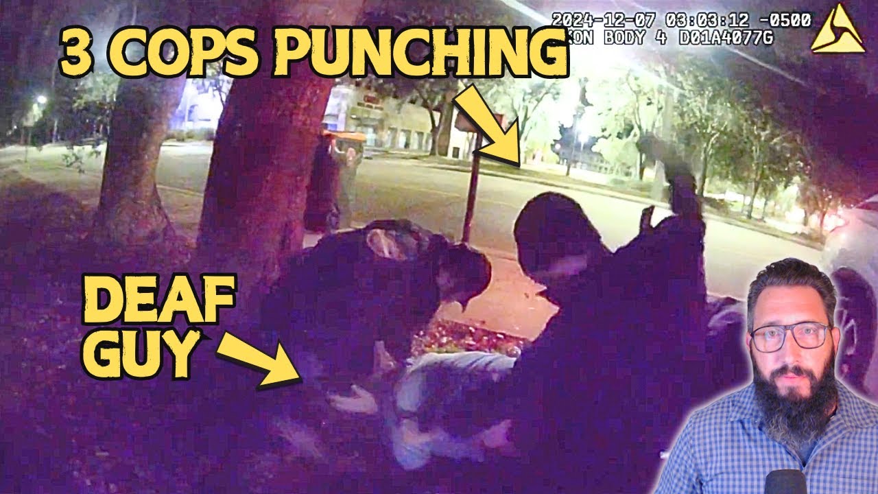 Cops Beat DEAF Guy For "NOT LISTENING" - YouTube