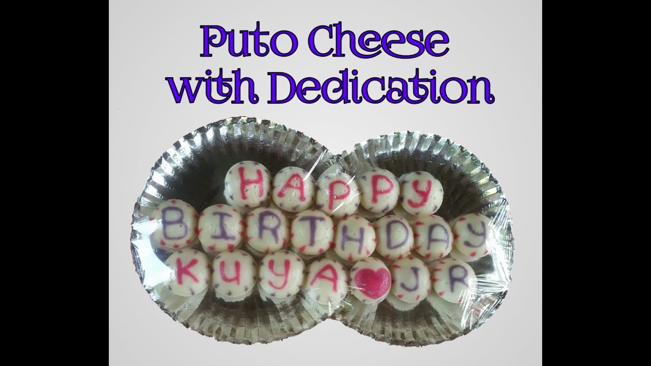 Puto art with cheese | Happy Birthday Puto | Tips para di pumutok - YouTube