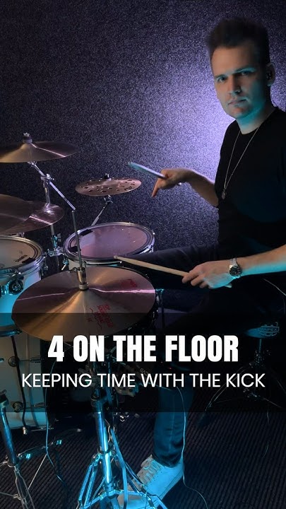 4 on the floor - Beginner Drum Lesson - YouTube
