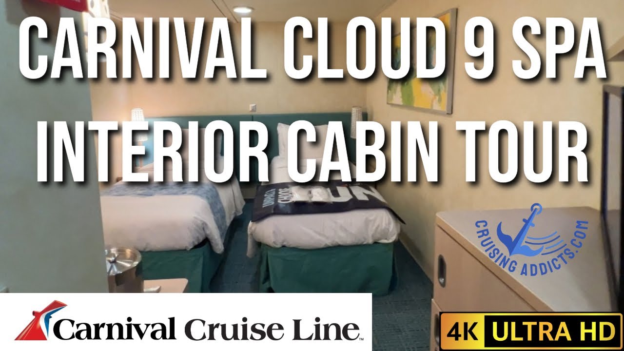 Cruise Ship Cabin Tours - Carnival Cloud 9 Spa Interior Cabin Tour - Carnival Sunshine Cabin ...