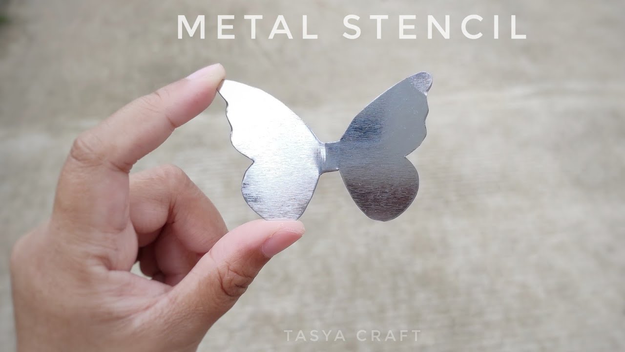 How do I Make Metal Stencil | Butterfly - YouTube