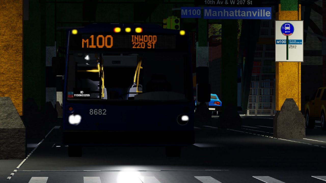 (New Route) MTA Roblox | Novabus LFS 8682 on the M100 (Interior ...