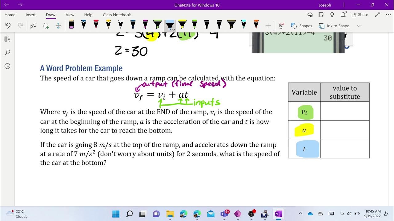 MTH1W - 1.6 - Substitution of Equations - YouTube