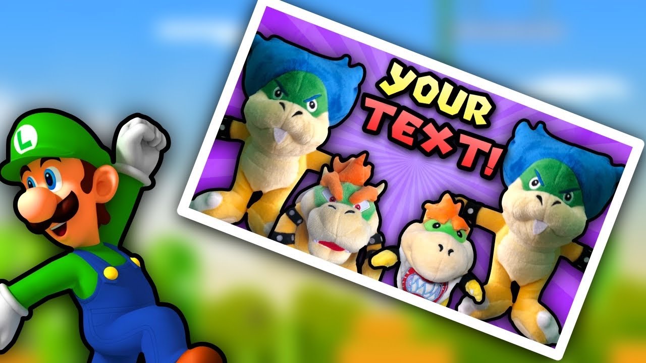 How to Make a Plush Video Thumbnail! - YouTube