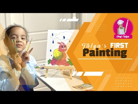Talya's First Painting