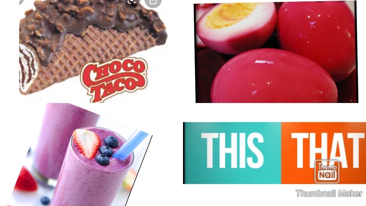 This or That video Food edition - YouTube