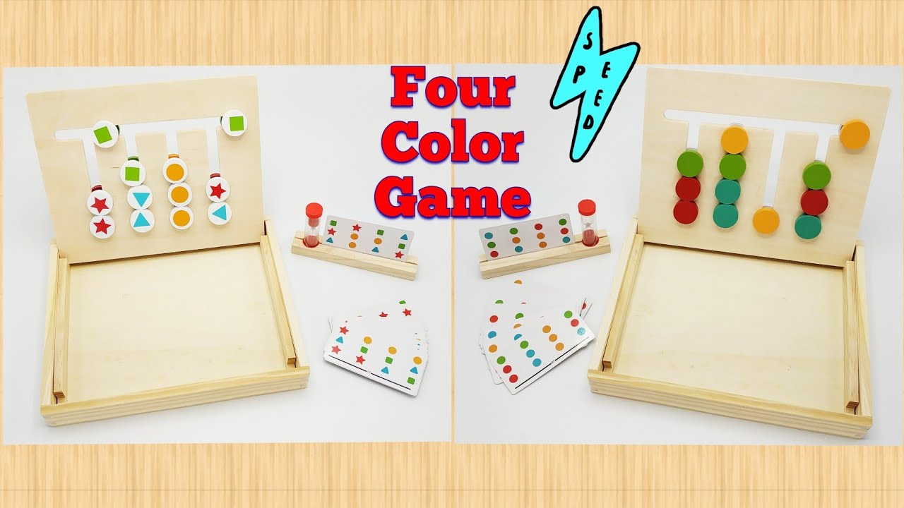 How to play Four Color Game (2 ways to play) - YouTube
