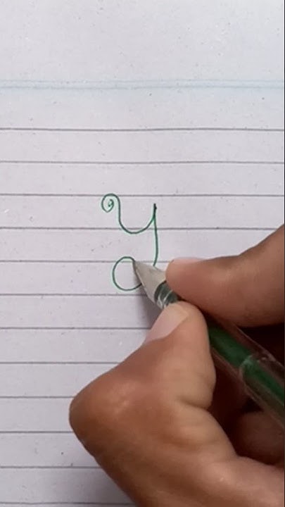 How to write in cursive capital letter Y|cursive handwriting practice|# ...