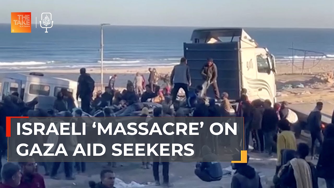 Palestinians were seeking food in Gaza City. Israeli forces opened fire ...