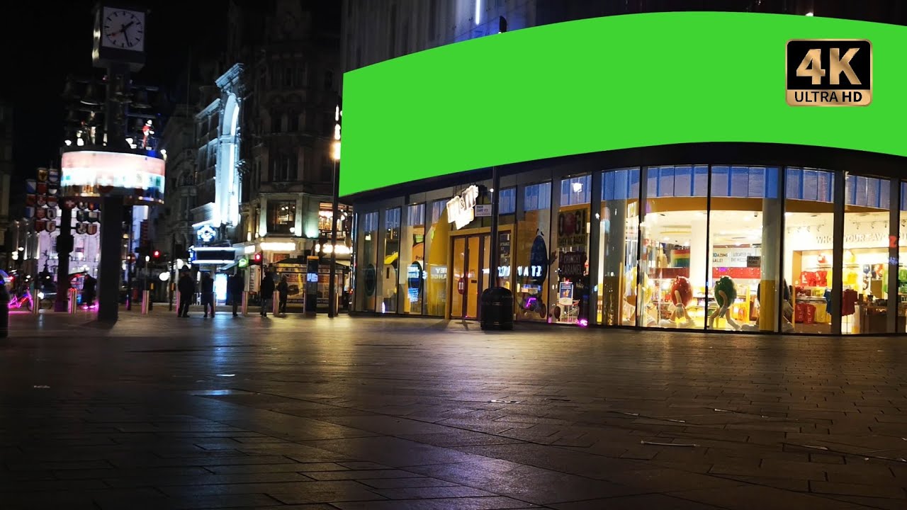 street ads banner in green screen free - YouTube