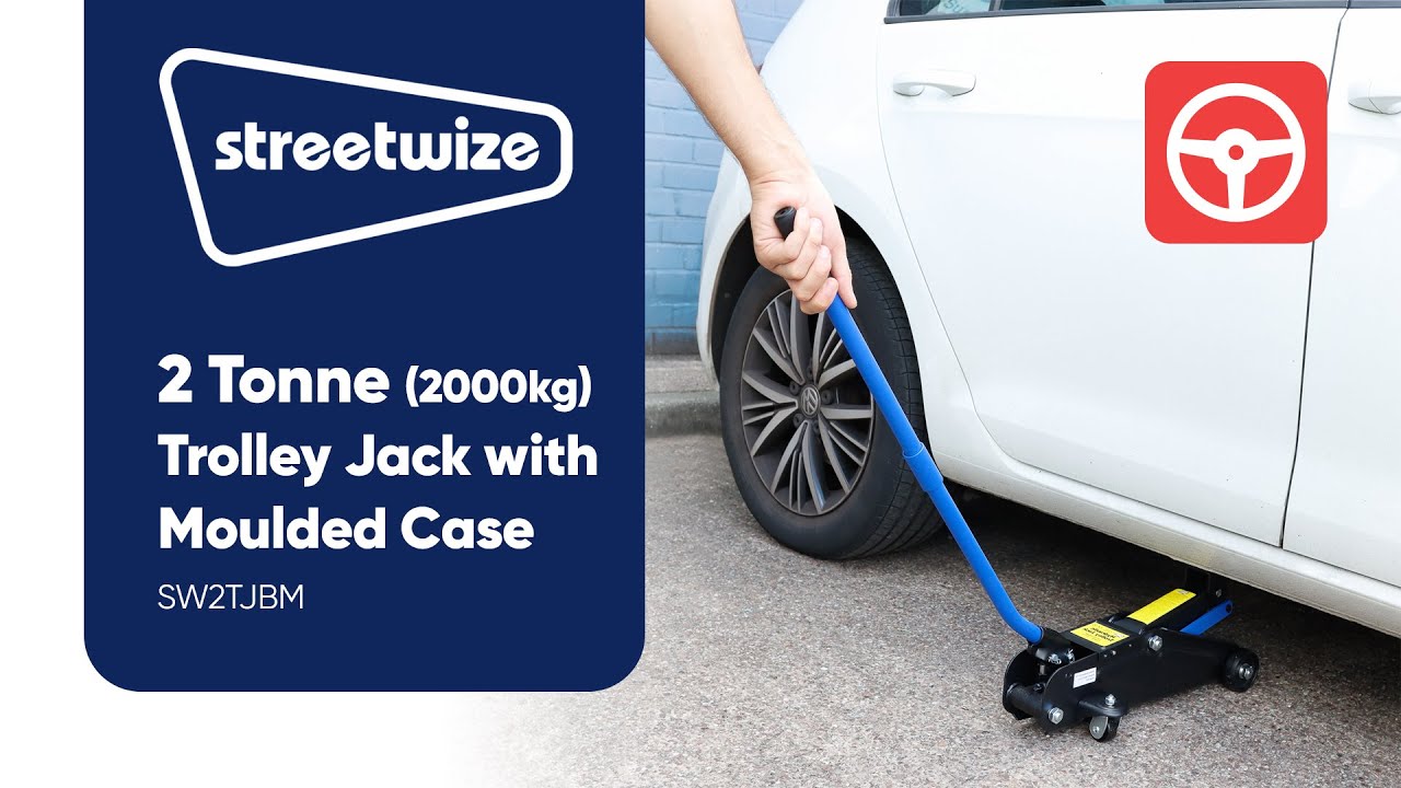2 Tonne (2000kg) Trolley Jack with Moulded Case - SW2TJBM - YouTube