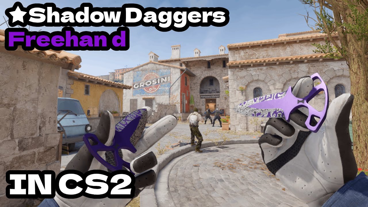 CS2 ★ Shadow Daggers | Freehand CS2 Knife Showcase! - YouTube